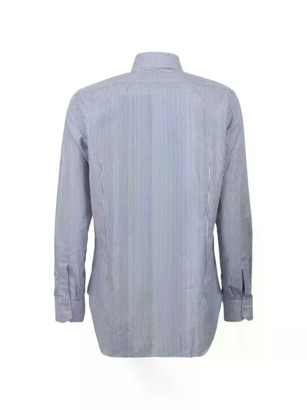 Kiton Striped Long-sleeve Shirt