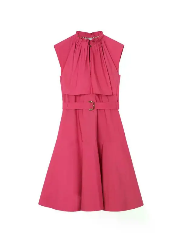 Burberry Cotton Poplin Dress - Pink