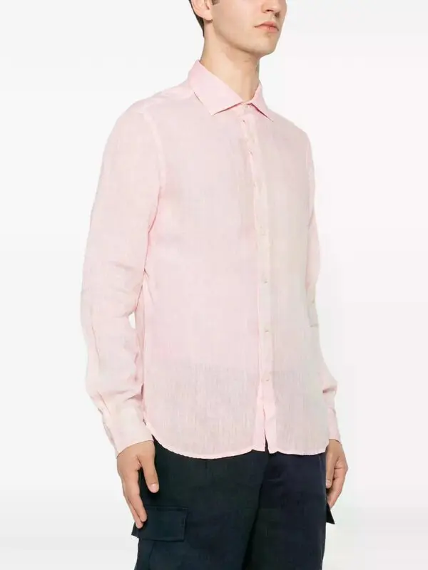120% Lino Linen Shirt - Pink