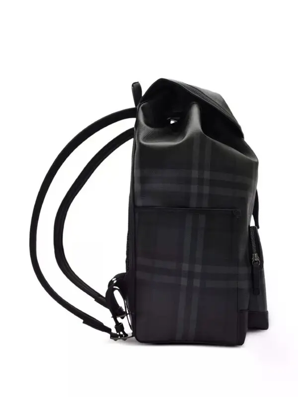 Burberry City Check Clip Backpack
