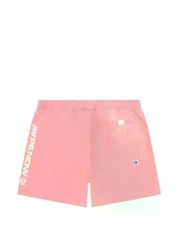 AAPE BY *A BATHING APE Logo Print Shorts