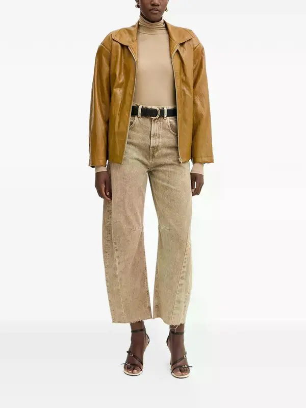 HAVEONE Belted Zip-up Jacket