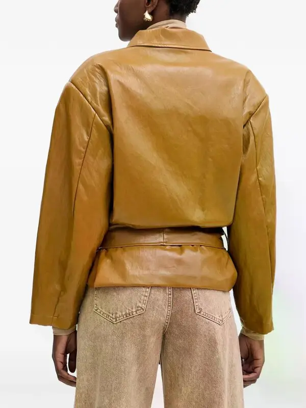 HAVEONE Belted Zip-up Jacket