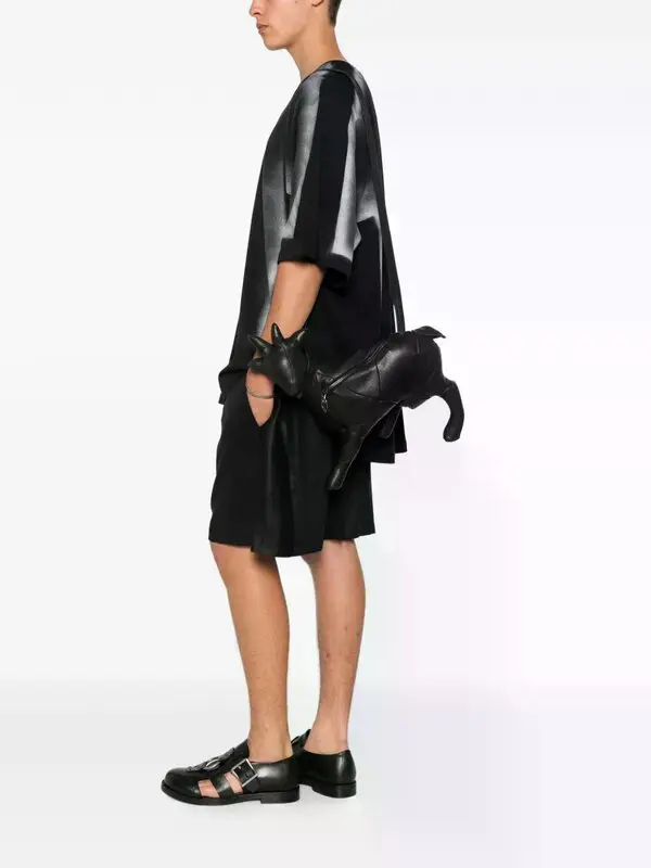 LEON EMANUEL BLANCK Distortion Goat-shape Tote Bag - Black