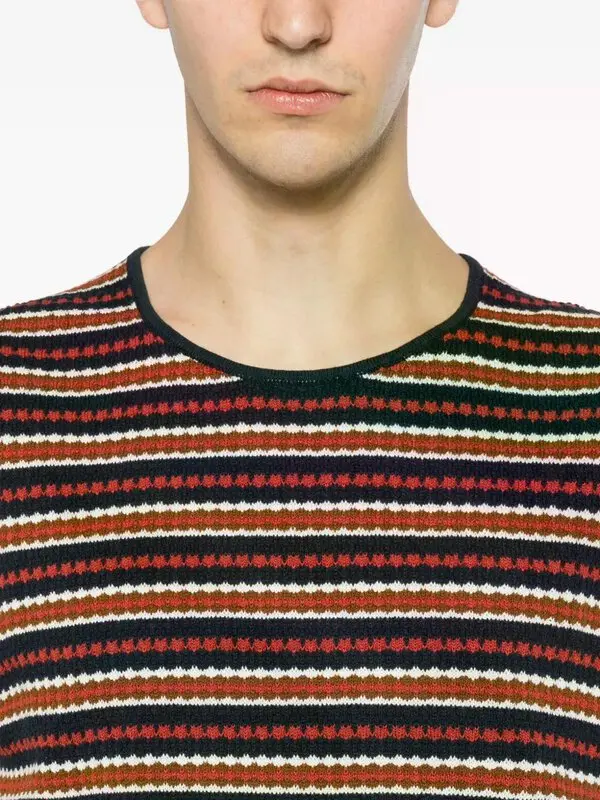 Nn07 Bari 6686 Striped Knitted Vest