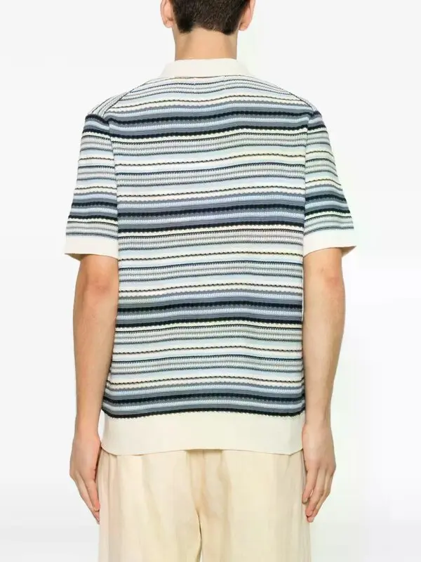 Nn07 Nolan 60019 Striped Knitted Shirt