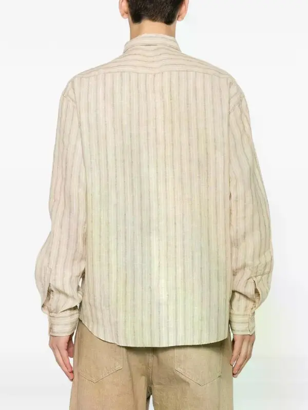 Nn07 Deon 5728 Striped Shirt