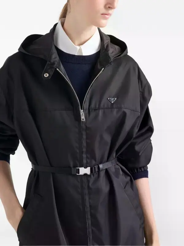 Prada Re-nylon Hooded Coat