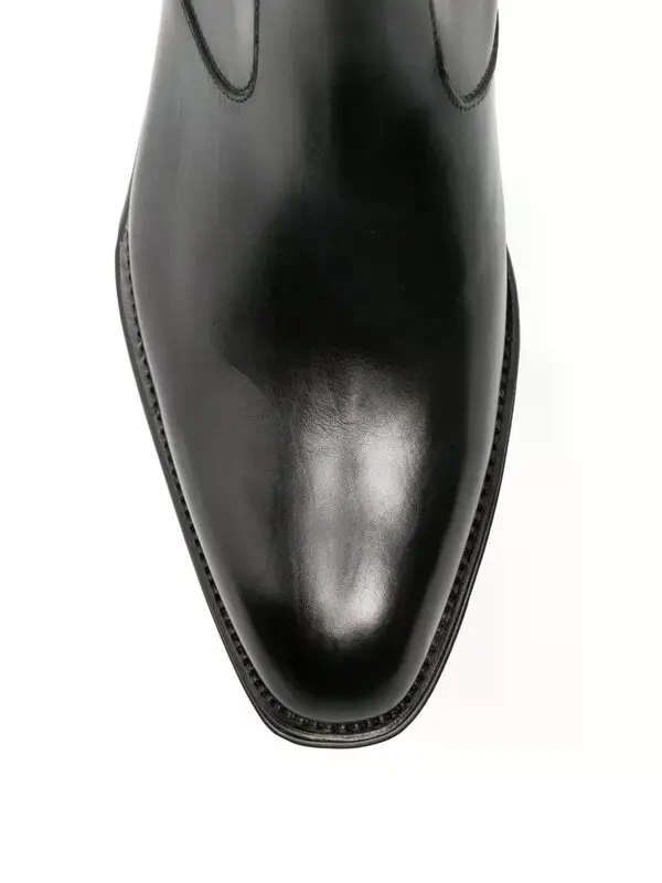 ERALDO Side-zip Leather Ankle Boots