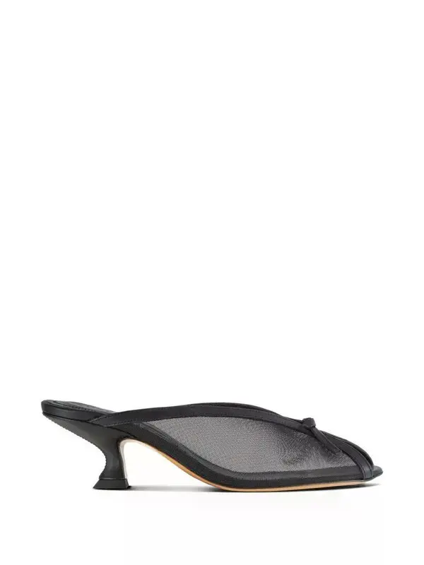 Yuzefi Althea Mesh Mules - Black