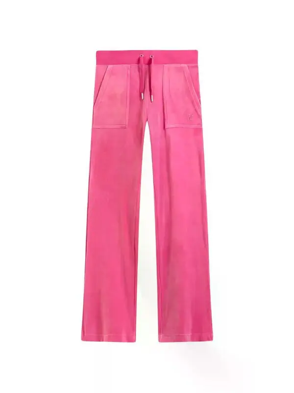 Juicy Couture Low-rise Velour Track Pants - Pink