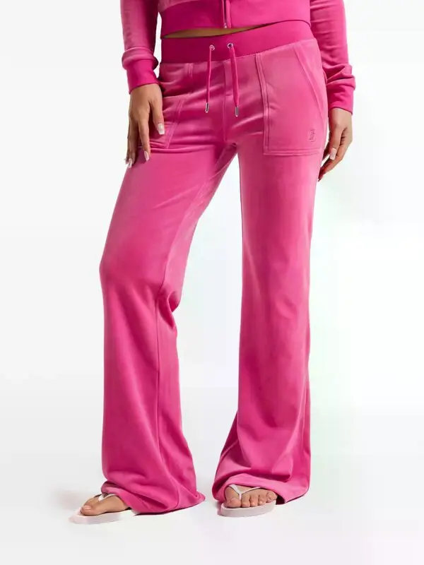 Juicy Couture Low-rise Velour Track Pants