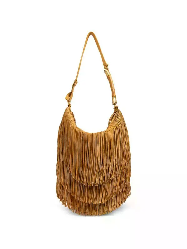 Balmain Bène Hobo Leather Tote Bag