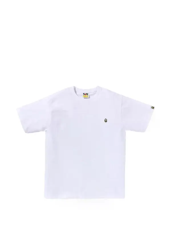 A BATHING APE Camo-print Logo-patch T-shirt