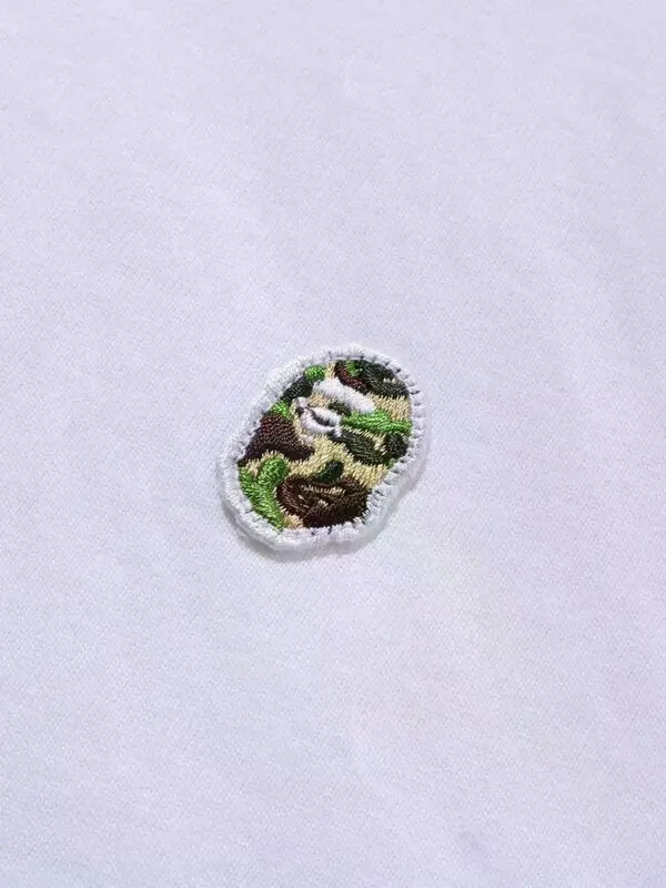 A BATHING APE Camo-print Logo-patch T-shirt
