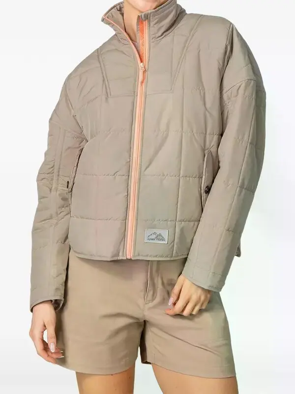 Kari Traa Mina Quilted High-neck Jacket - Neutrals