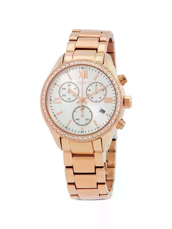 TIMEX 38mm Trend Chronograph Watch - White