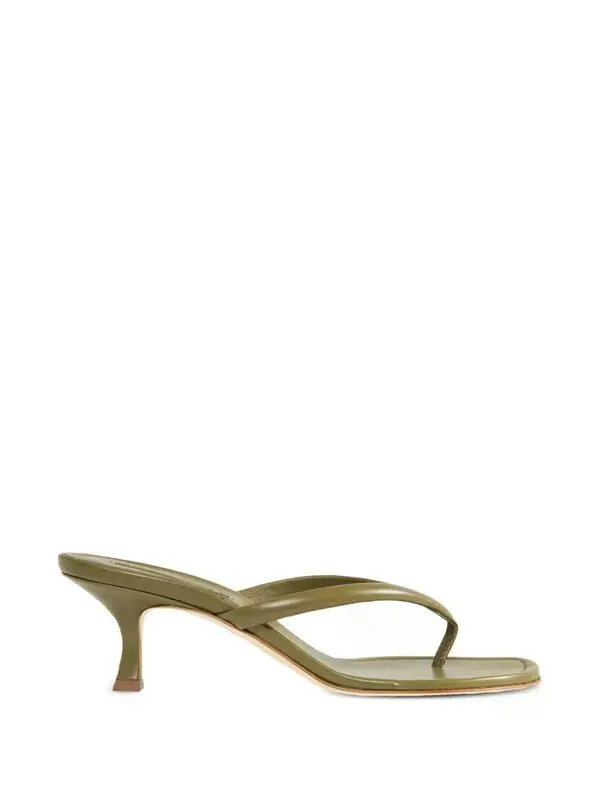 Manolo Blahnik Paterno Thong Sandals - Green