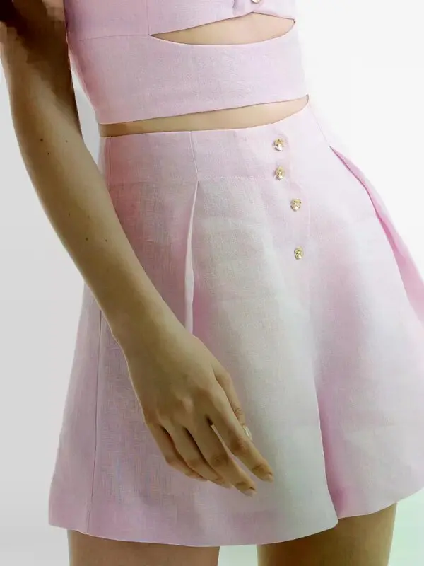 MIA PECULIAR Button-fastening Tailored Shorts