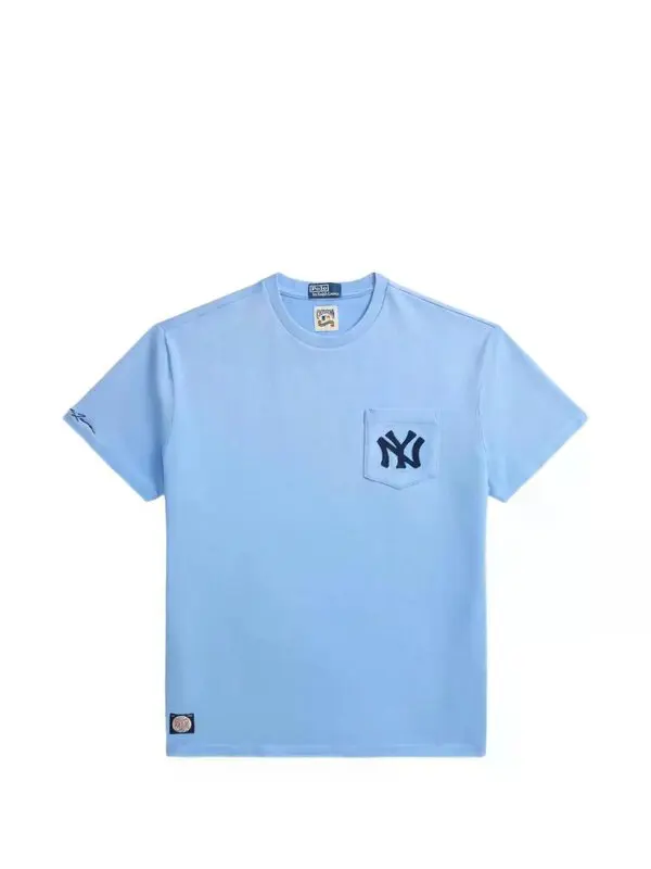 Polo Ralph Lauren X Mlb New York Yankees Embroidered T-shirt - Blue