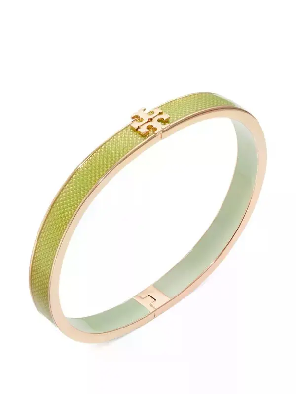 Tory Burch Medium Icon Guilloché Enamel Bracelet - Gold