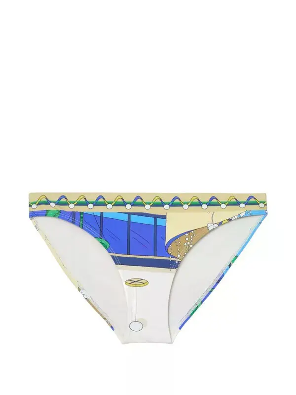 Tory Burch Printed Bikini Bottoms