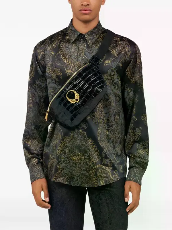 Roberto Cavalli Tiger Plaque Belt Bag