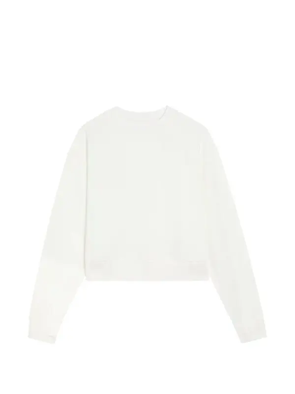 Varley Tasmin Seam-detail Long-sleeve Sweatshirt - White