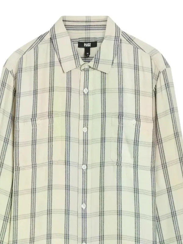 Paige Everett Check-pattern Long-sleeve Shirt