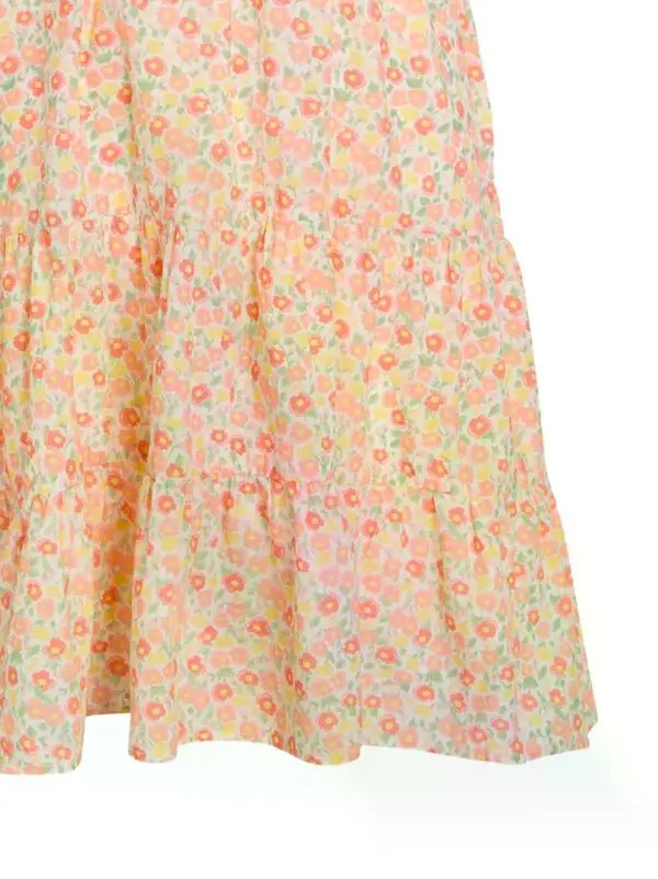 Rixo Shirred Bodice Dress