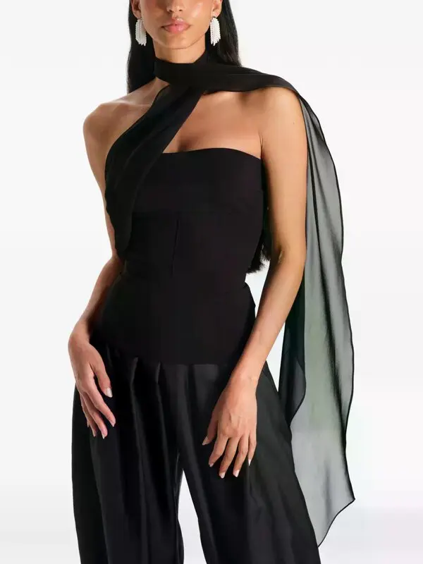MANURI Elsa Draped-panel Top