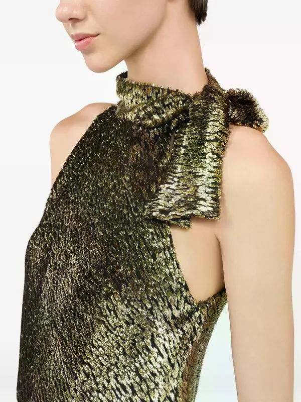 Roberto Cavalli Halterneck Bow Detail Top
