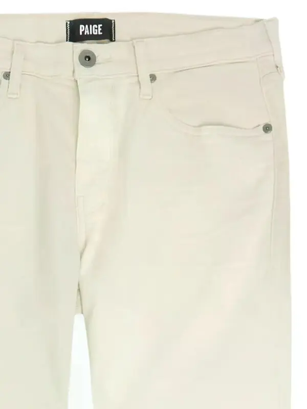 Paige Federal Five-pocket Slim-fit Jeans - Neutrals