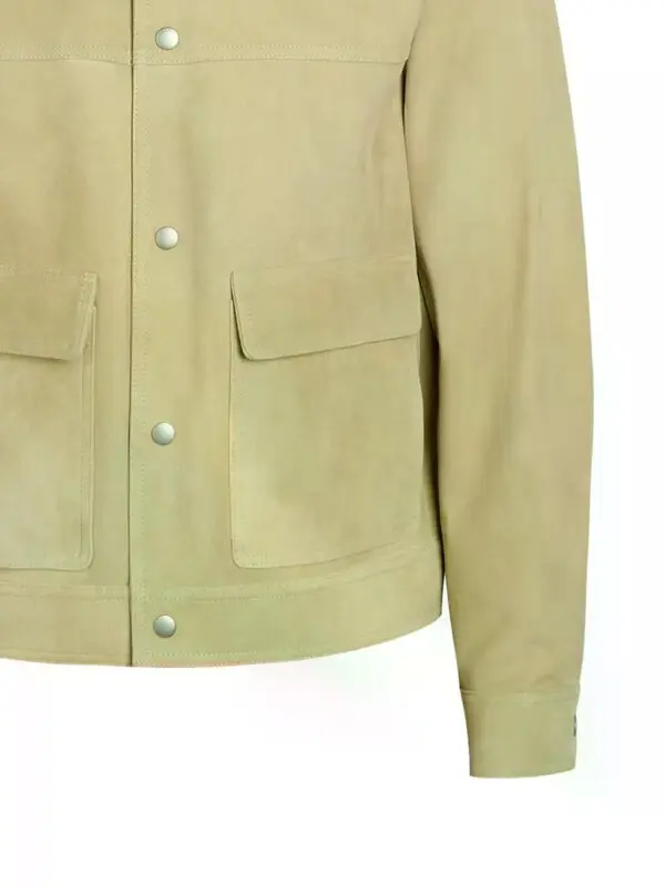 FRAME Suede Panelled Jacket