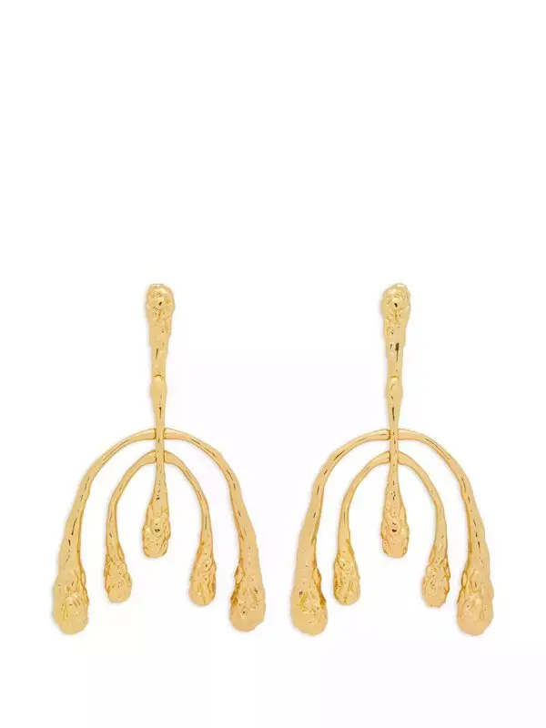 Alexis Bittar Hammered Drop Earrings