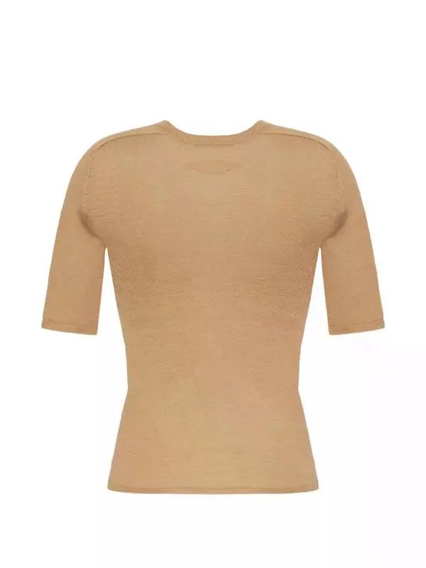 Adam Lippes Kerr Short-sleeve Sweater