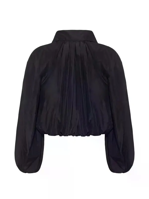 Adam Lippes Simone Silk Jacket - Black
