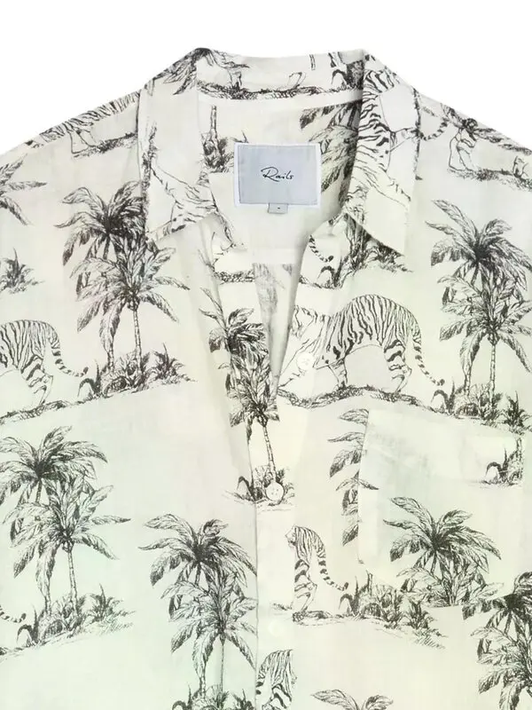 Rails Charli Tiger Print Shirt