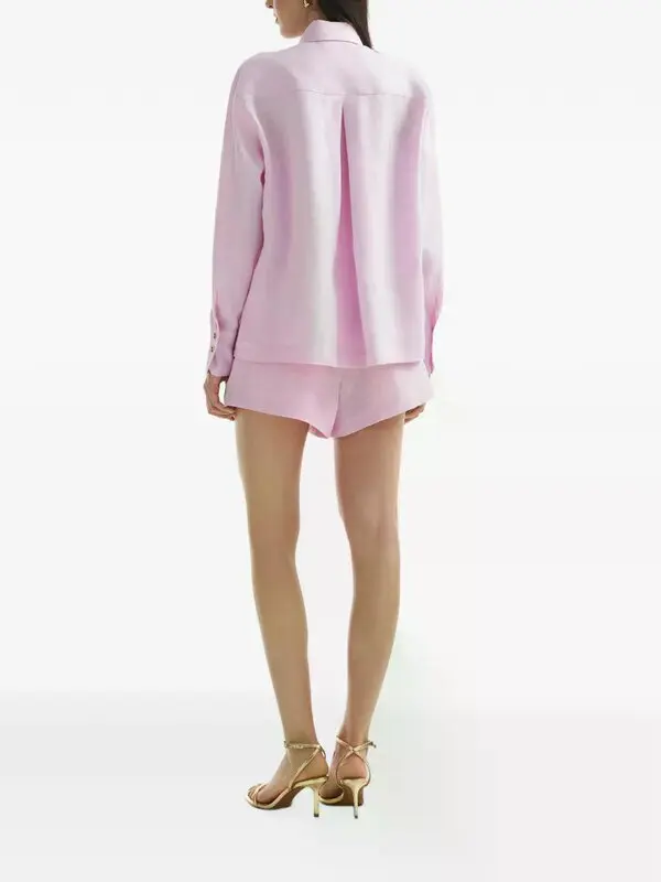 MIA PECULIAR Classic Collar Long Sleeve Shirt