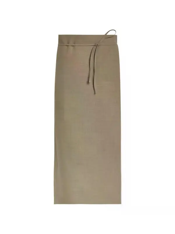 Calvin Klein Tie-fastening Midi Skirt - Brown