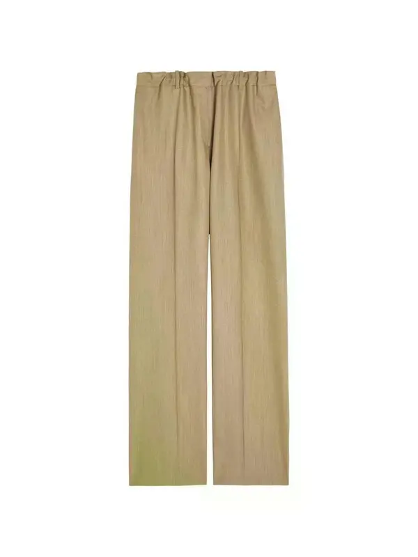 Calvin Klein Pleated Straight-leg Trousers