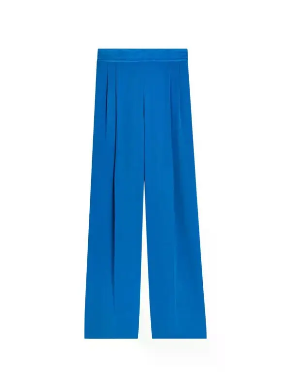 JOSEPH Pleated Wide-leg Trousers
