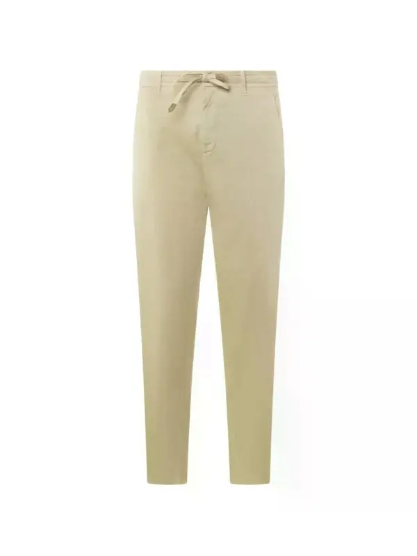 Canali Drawstring-waist Chino Trousers - Neutrals