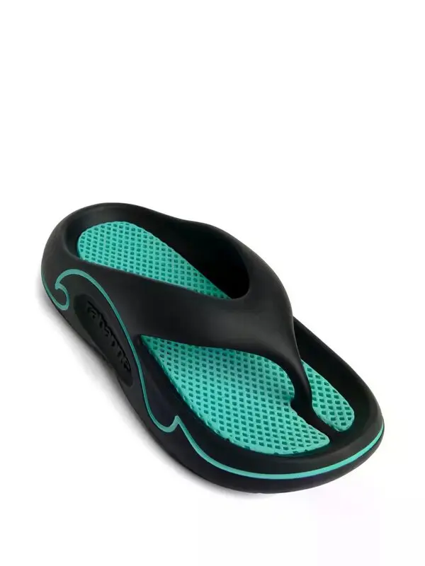 Rabanne Embossed Flip-flops