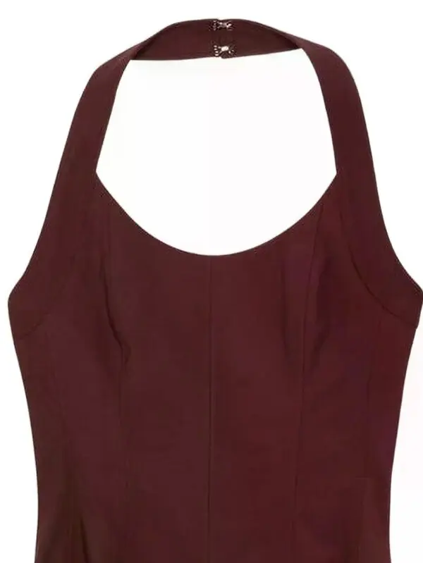 Simkhai Melissa Halterneck Midi Dress