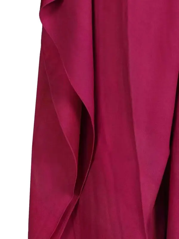 TALLER MARMO Draped Sleeve Maxi Dress