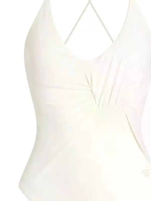Blumarine Twist-detail Crossover Swimsuit