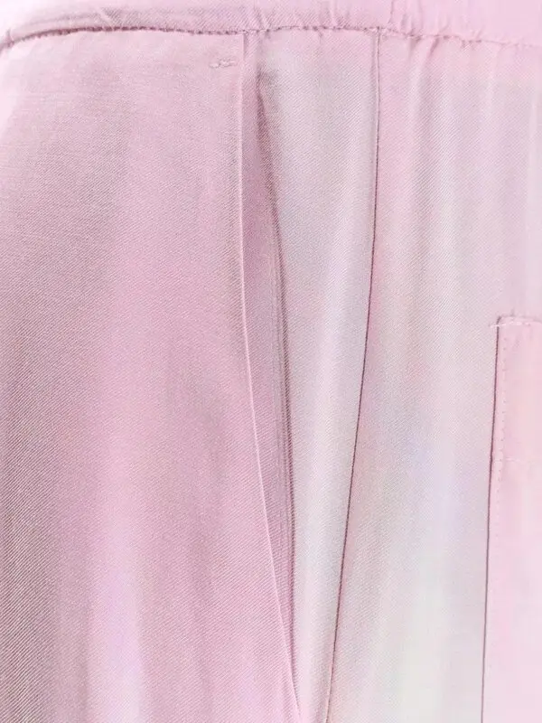NUDE Elasticated Waistband Wide-leg Trousers