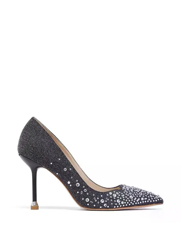 Liu Jo Rhinestone Embellished Pumps - Grey