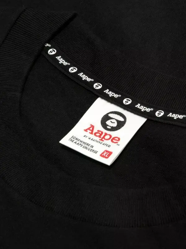 AAPE BY *A BATHING APE Aapenow Moonface-print T-shirt